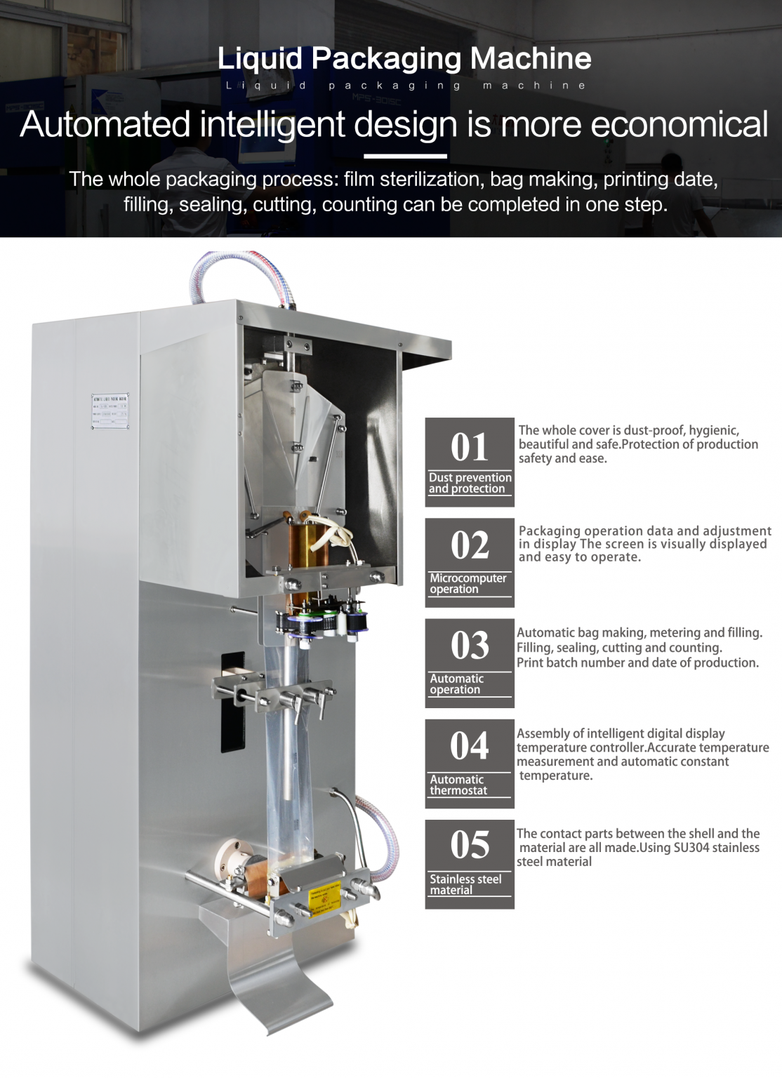 Factory Price full automatic Sachet Water Packaging Machine