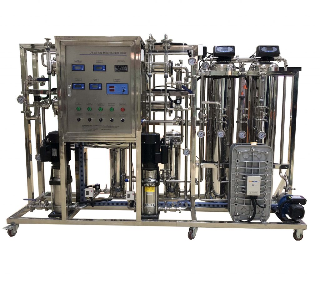 500LPH double pass RO system with EDI system | RO AGUA