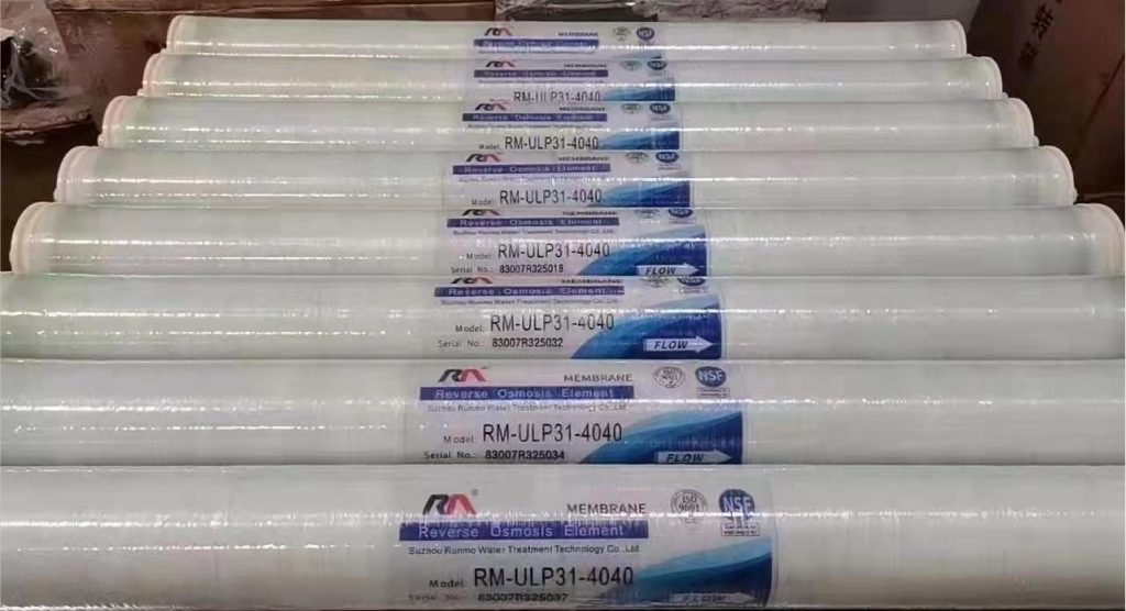 Installation process of reverse osmosis membrane elements
